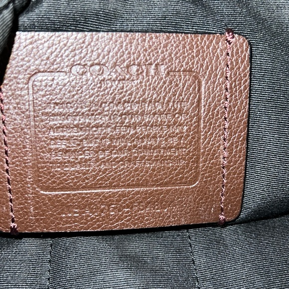 Coach | Bags | Coach Hamilton Brown Pebble Leather Commuter Laptop ...